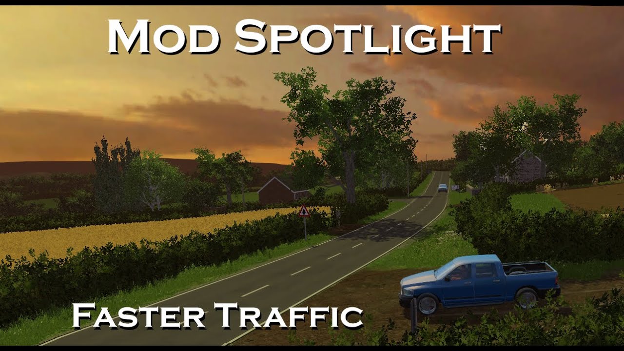 #FS15 Mod Spotlight Faster Traffic by BulletBill83 - YouTube