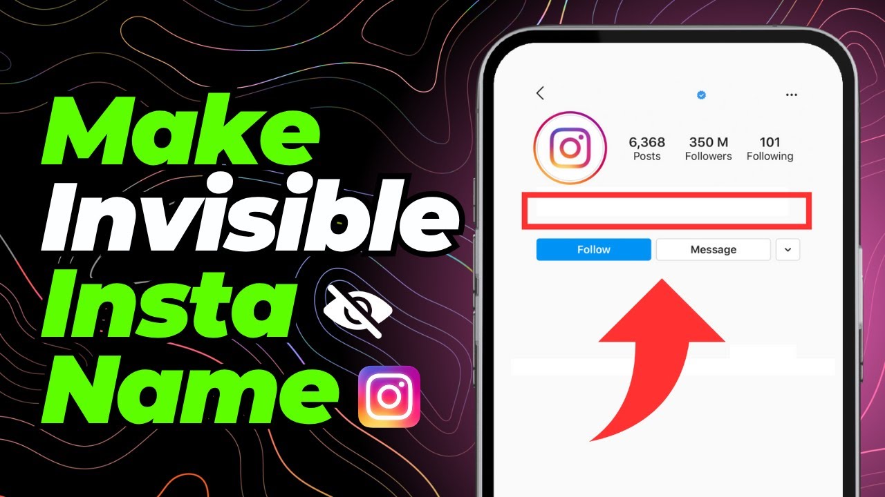 How to Make Invisible Name on Instagram - YouTube