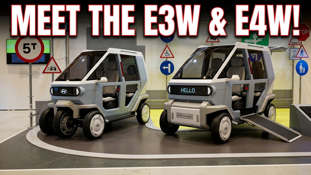 Meet the E3W and E4W Hyundai's Mircro Mobility Concept - YouTube