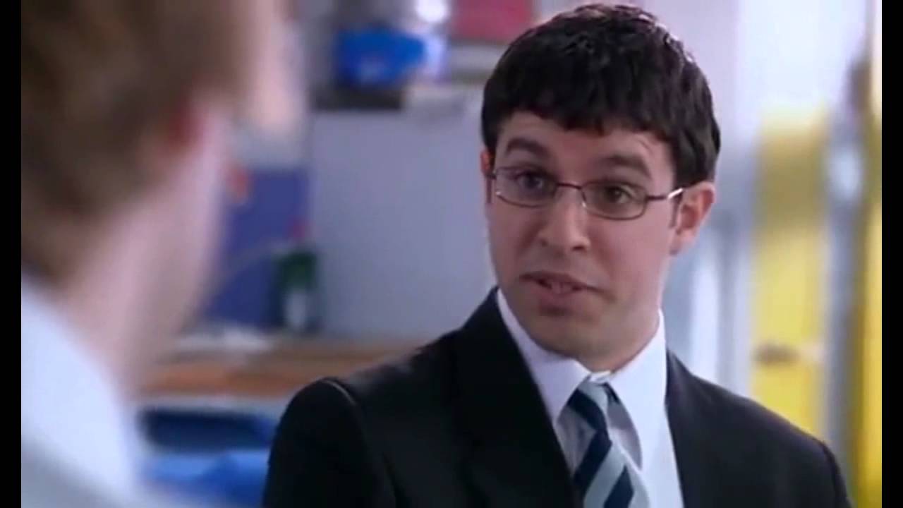 The inbetweeners- Kid gets his head stuck - YouTube