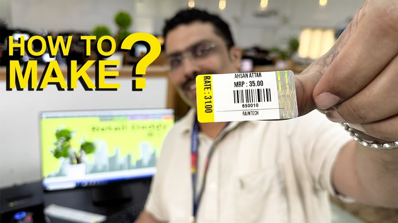 How to Make Barcode Label ? - YouTube
