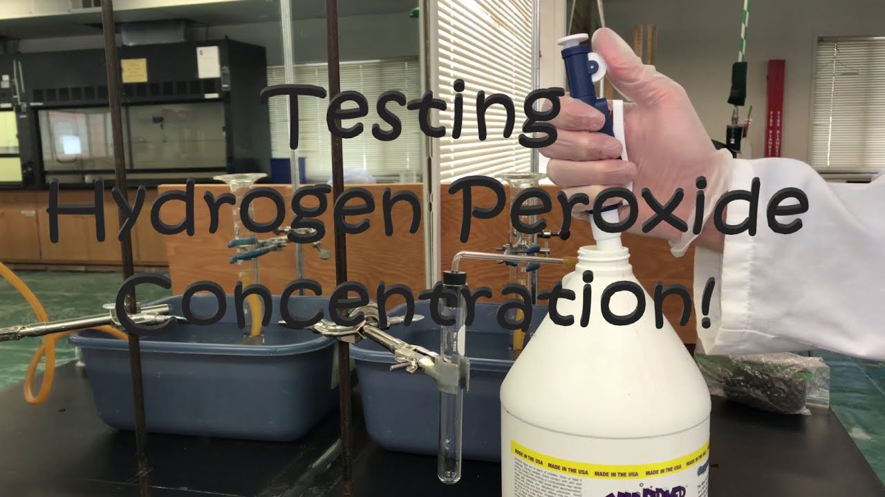 YInMn Blue Project: Testing Hydrogen Peroxide Concentration - YouTube