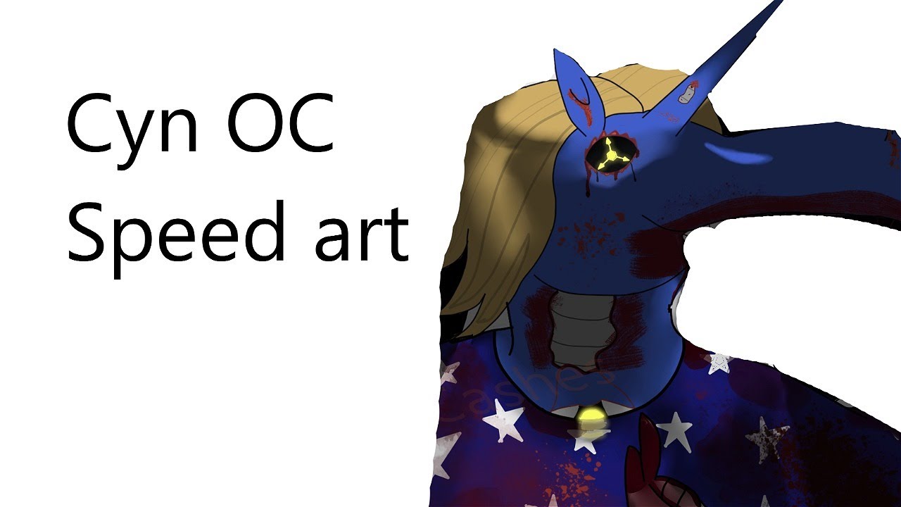 Murder drones Cyn OC speed art - YouTube