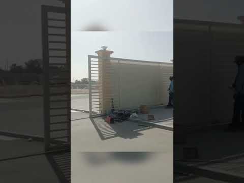 NORMAL SLIDING GATE TO AUTOMATIC SLIDING GATE. OUR WORK 🤗 - YouTube
