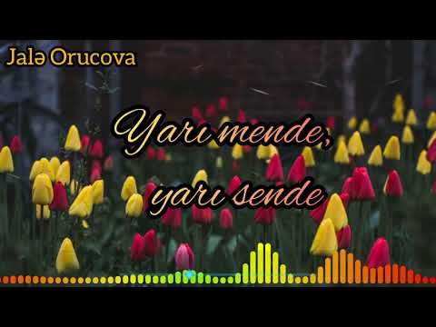 Jalə Orucova - Yarı məndə, yarı səndə (Official audio)