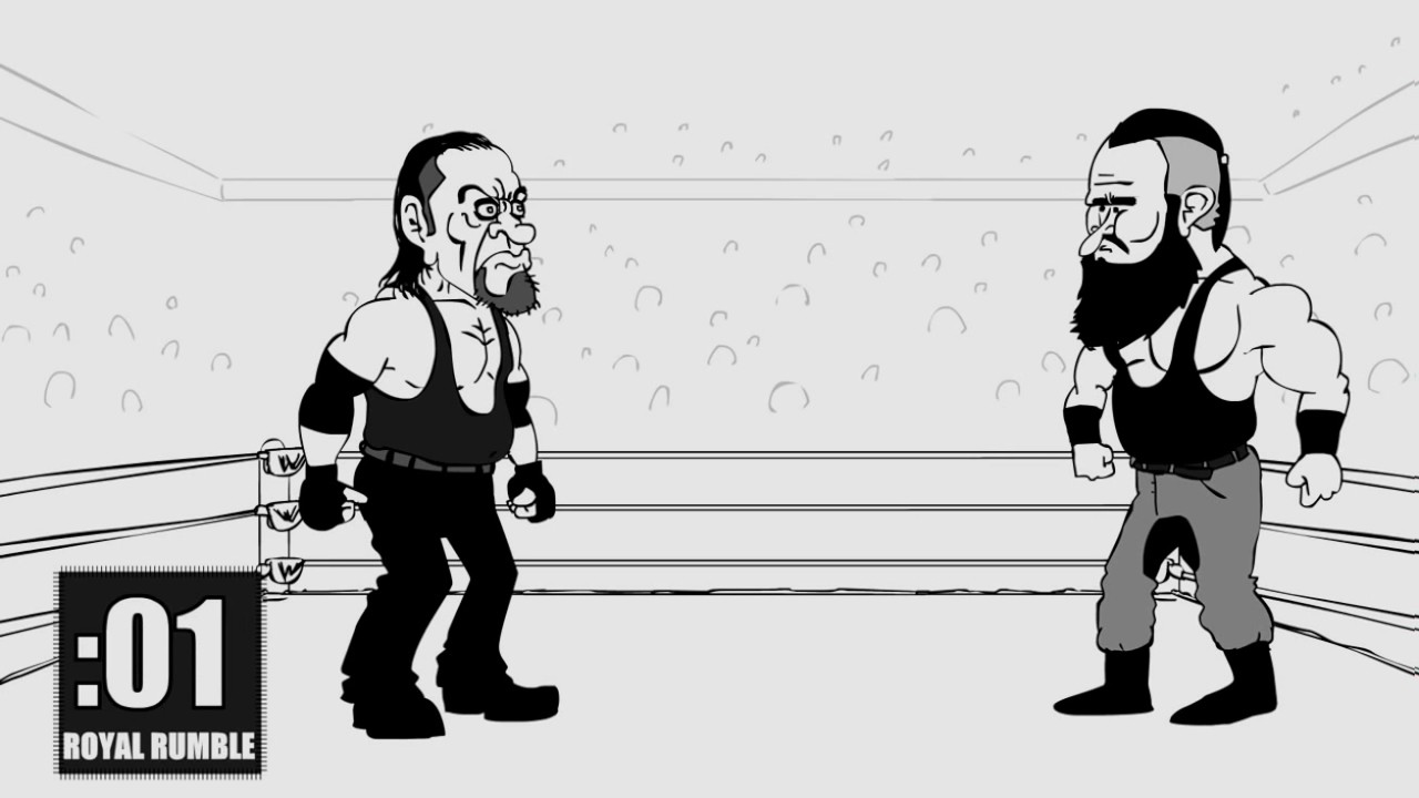 2017 WWE Royal Rumble Cartoon عرض رويال رامبل - YouTube