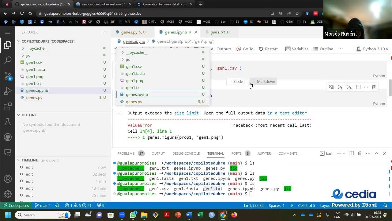 Biopython: descarga de secuencias desde NCBI, traducción, cálculo de ...