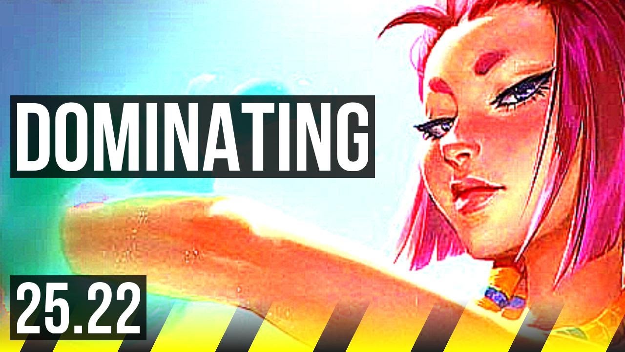 YUNARA & Poppy vs JINX & Rell (ADC) | 11/2/4, Dominating | KR ...