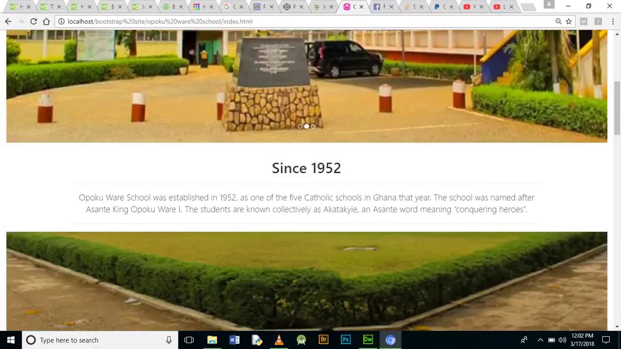 Opoku Ware School Website [Overview II] - YouTube