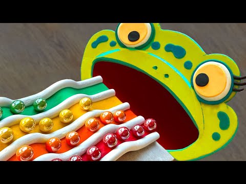 Marble Run Plasticine Haba Slope Yellow Frog Pop Tubes Train Amakandu V006