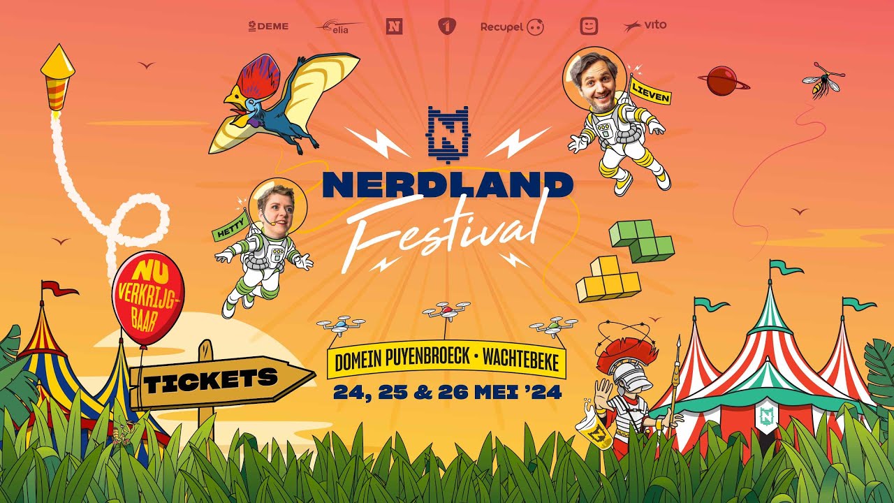 Nerdland Festival 2024 — Start ticketverkoop - YouTube