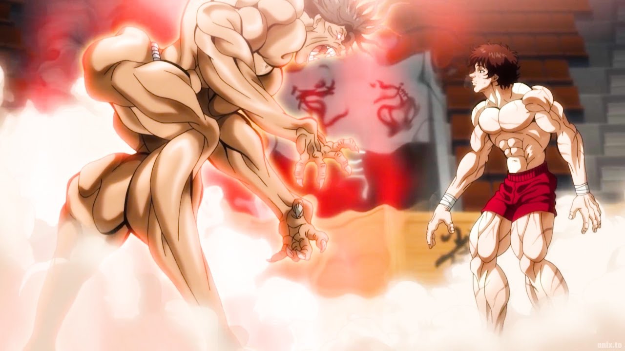 バキ - Baki pee on Pickle making him angry, Pickle wants to eat Baki ...