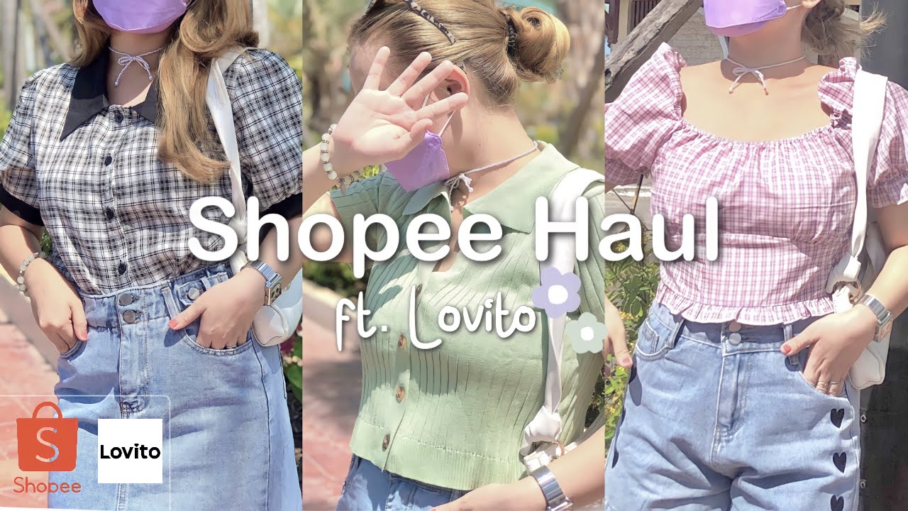 summer lookbook try-on haul 🌤 | shopee haul ft. lovito - YouTube