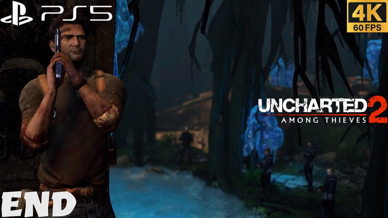 UNCHARTED 2: AMONG THIEVES PS5 WALKTHROUGH GAMEPLAY PART 8 - END / No ...