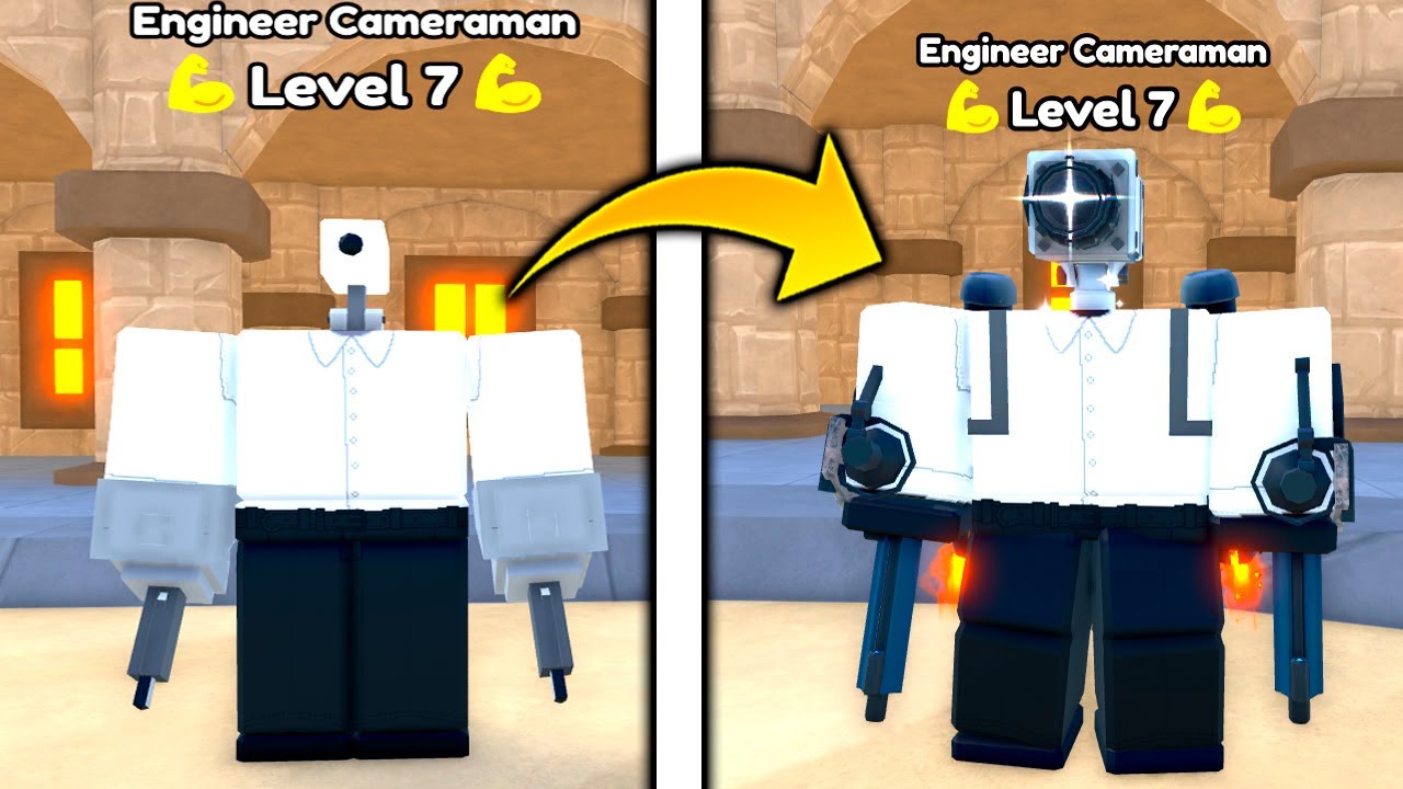 🎉VIEJO VS NUEVO ENGINEER CAMERAMAN 😱Toilet Tower Defense - YouTube