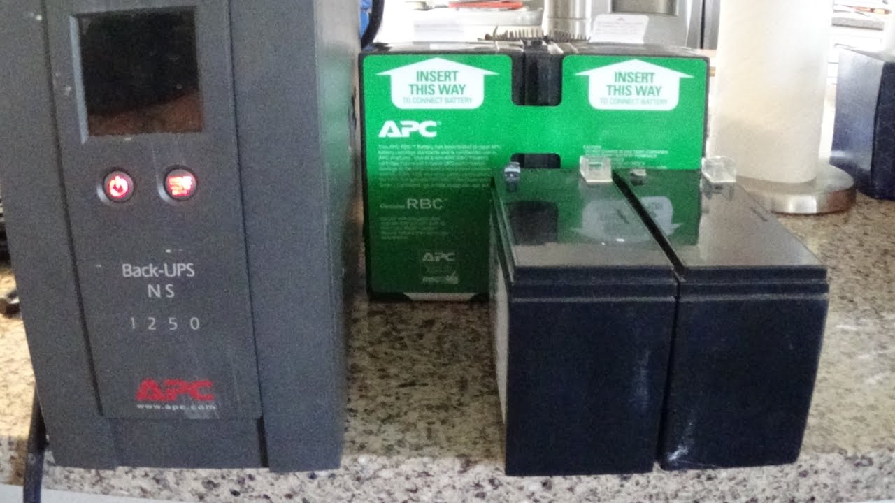 APC Battery Back Up System, Troubleshooting and easy Repair. - YouTube