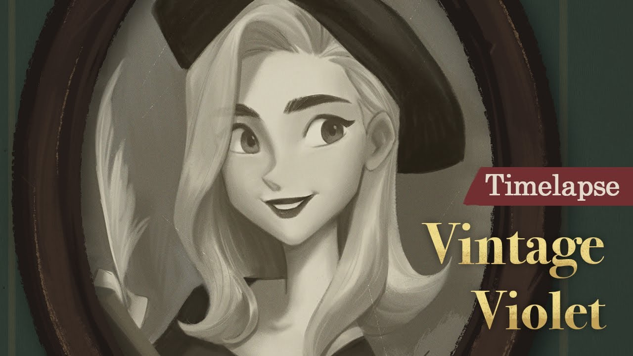 Vintage Violet [Timelapse] - YouTube