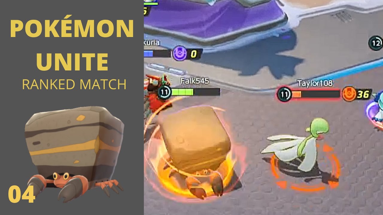 [04] Demonstração do Crustle - Pokémon Unite - YouTube