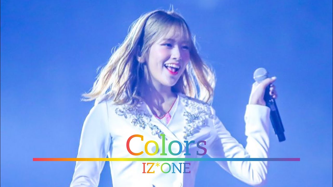 《日本語字幕》IZ*ONE(아이즈원)-Colors(아름다운 색) @EYES ON ME IN SEOUL - YouTube