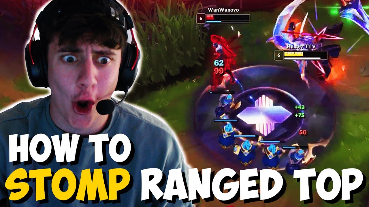 This is the BEST CHAMPION to stomp RANGED TOP LANERS - YouTube