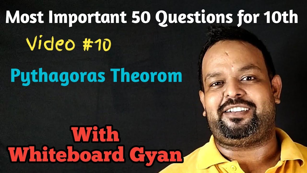 Most Important 50 Questions for 10th Maths | Triangles |EXPLANATION IN ...