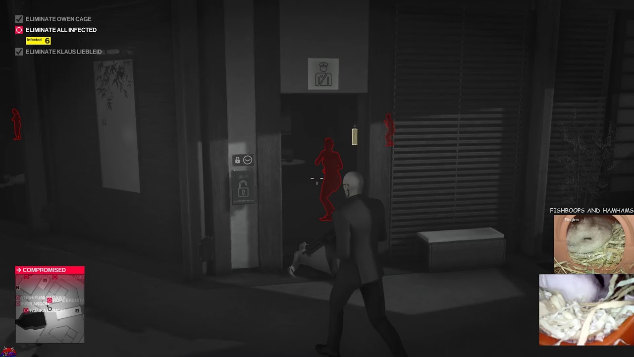 Hitman game infect people with virus 1080p 60fps - YouTube