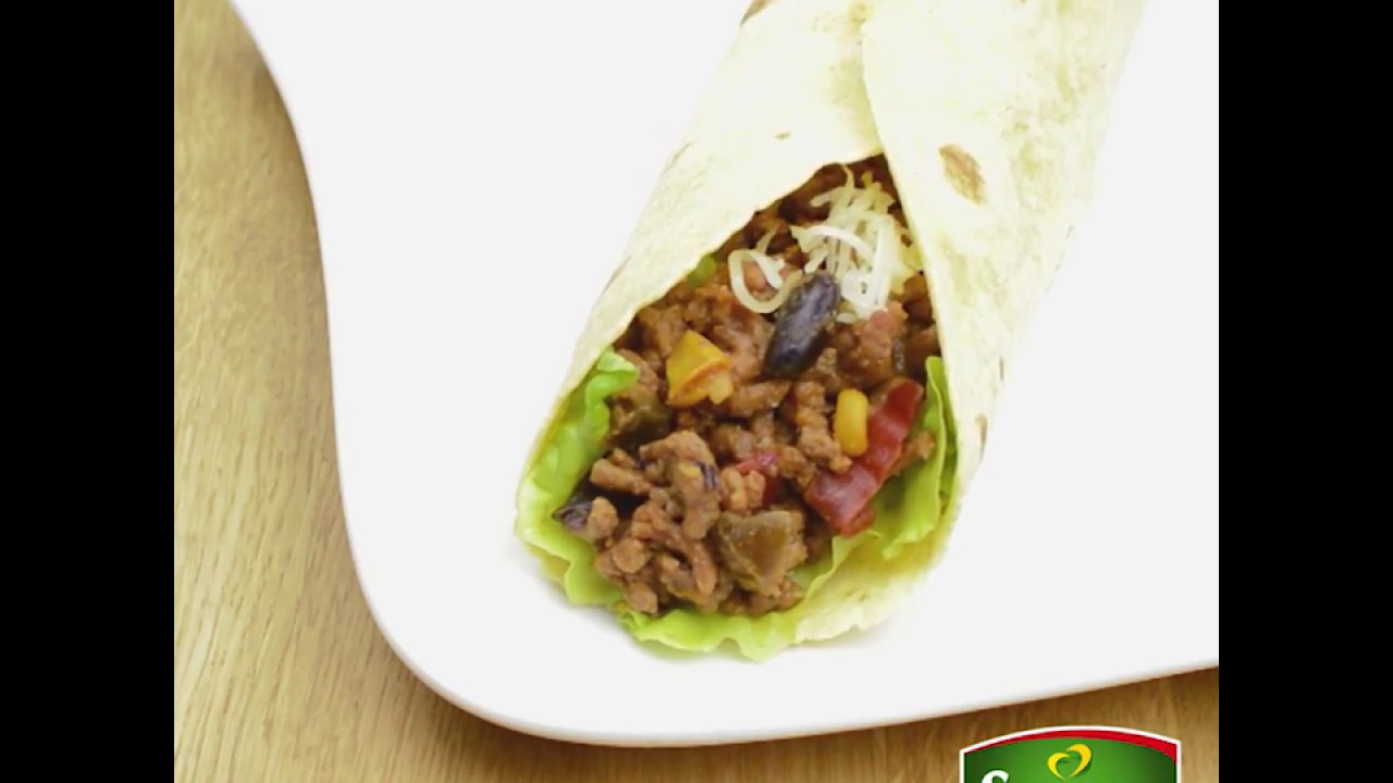Recette de burritos avec le Haché aux bons légumes saveur mexicaine ...