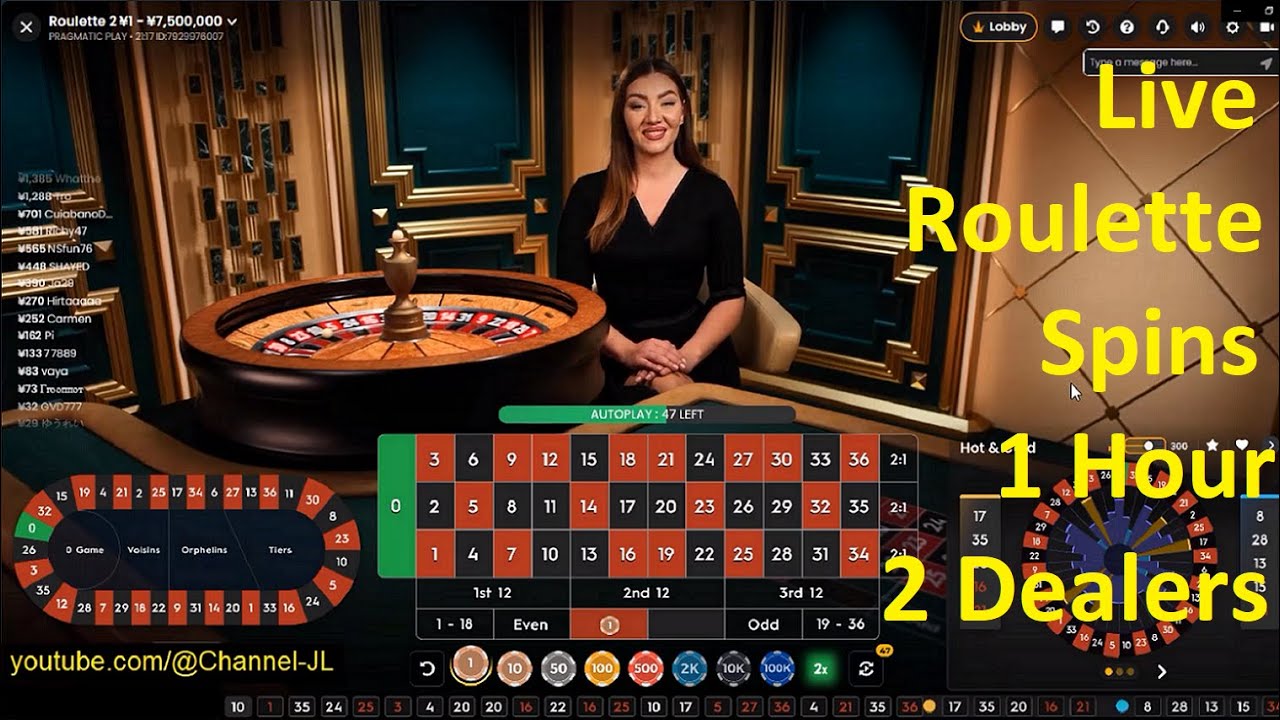 Live Roulette Spins 1 Hour 2 Dealers Pragmatic Play - YouTube