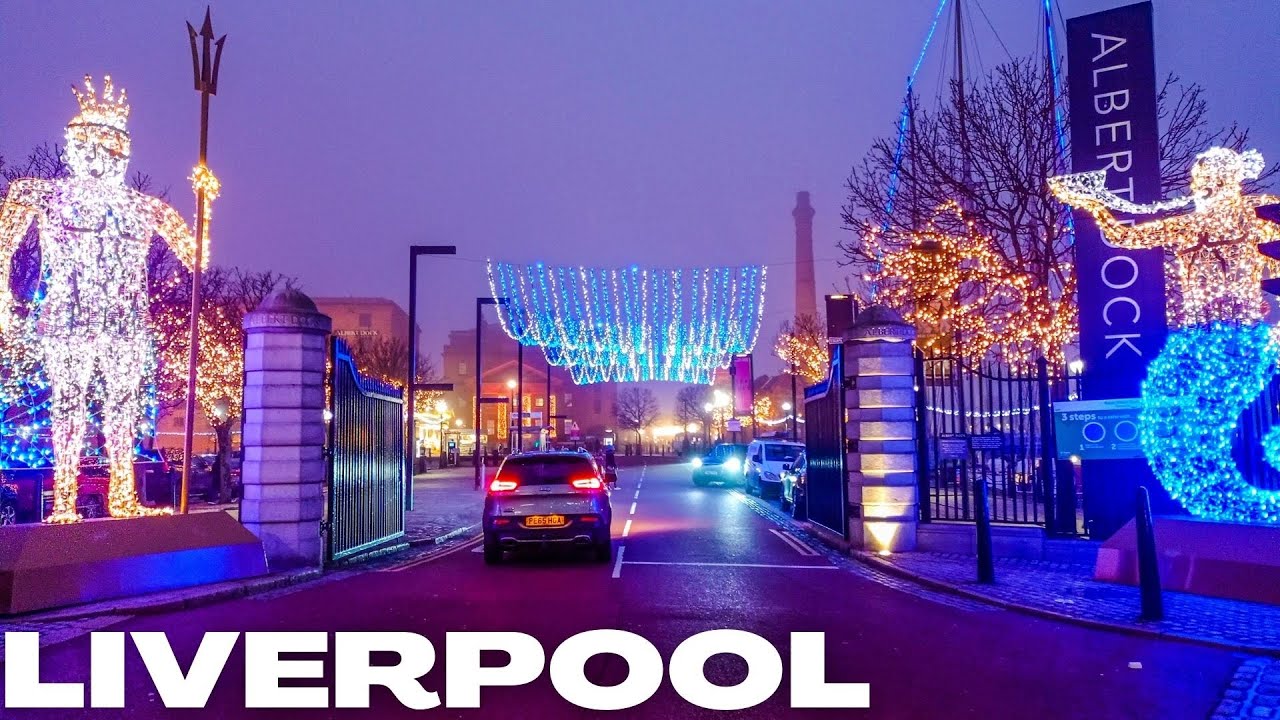 LIVERPOOL Night Walk - Albert Dock - Full Tour - YouTube