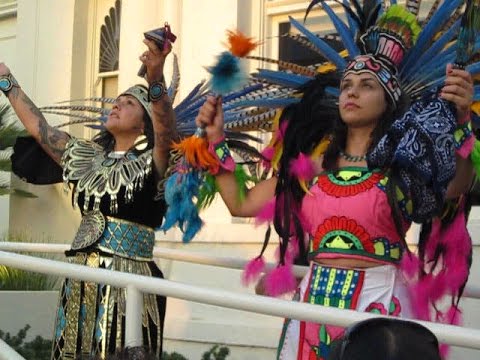 Yankuititl Performs Aztec Music and Dance - Part 1 - YouTube