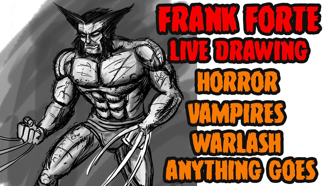 Frank Forte Live Draw. Frank draws comics, storyboards, Bob's Burgers ...