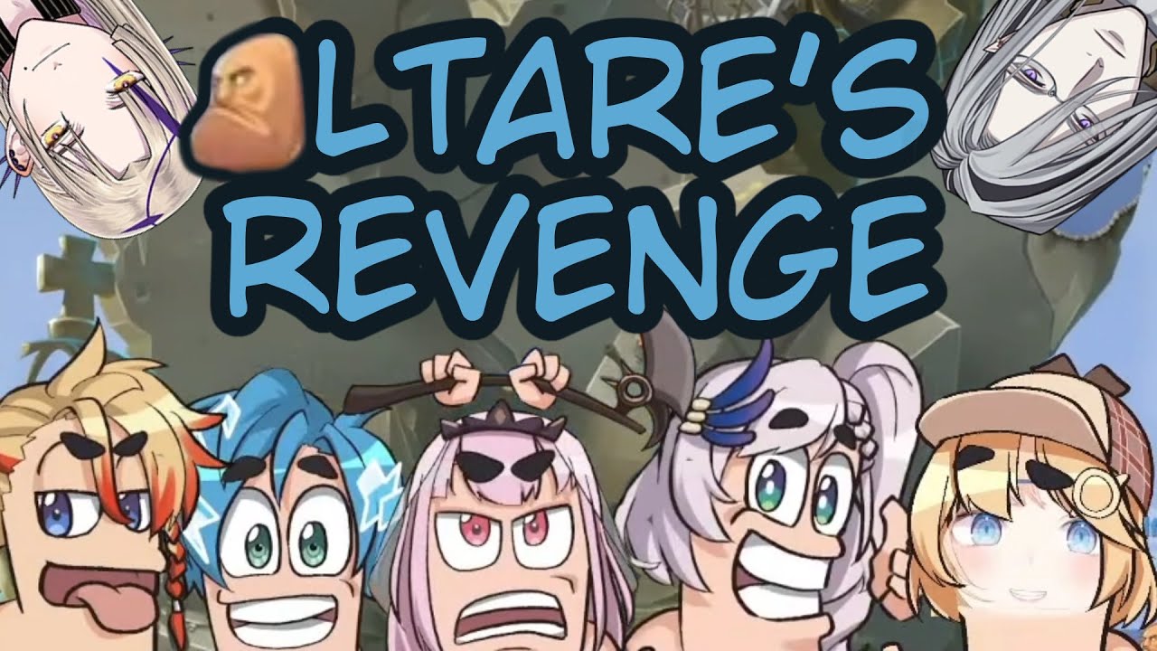 Altare's Revenge On Axel Backfired | Worms W.M.D | Hololive EN & ID x ...