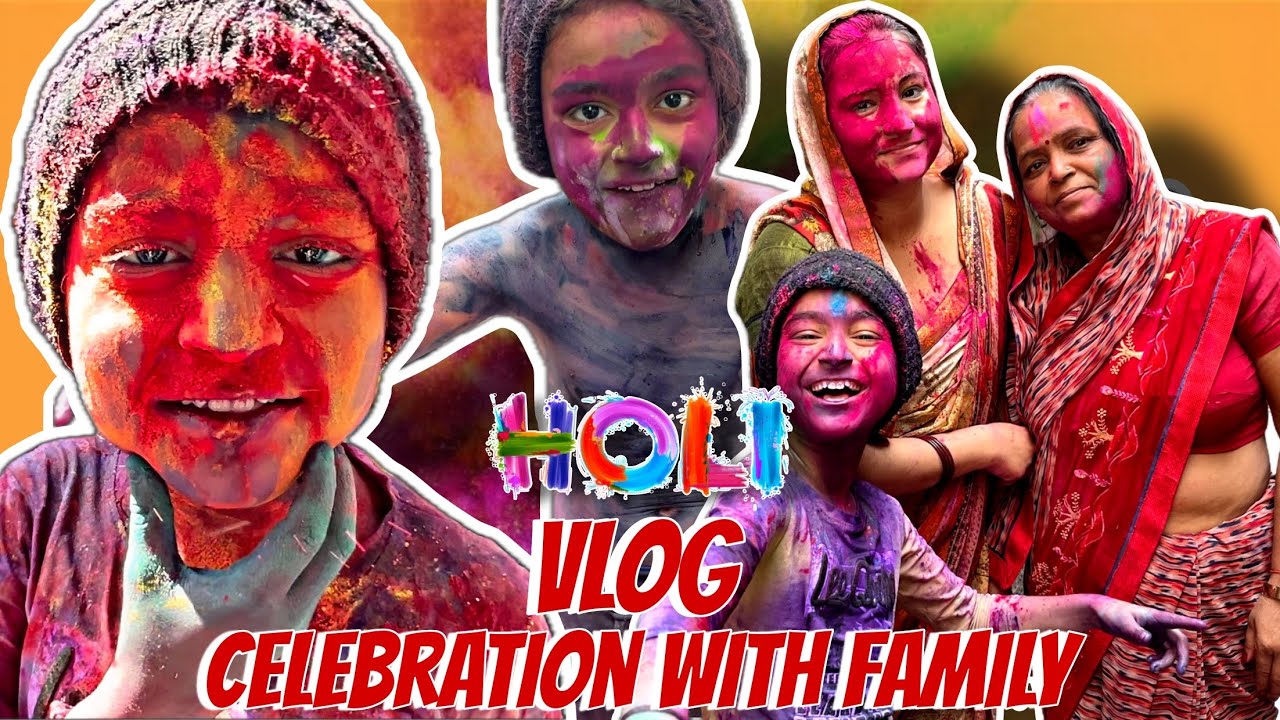 Holi Vlog 2024 With Family - YouTube