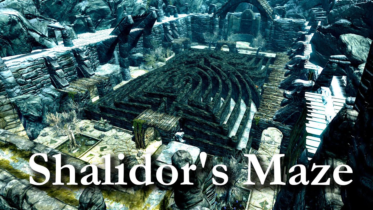 The forgotten beauty of Shalidor's Maze - Skyrim - YouTube