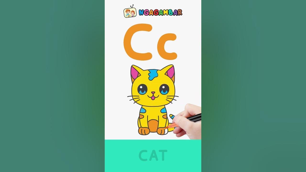 Learn Alphabet For Kids - C For Cat - YouTube