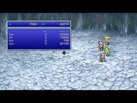 FINAL FANTASY IV - secret Bomb Summon in a moon cave - YouTube