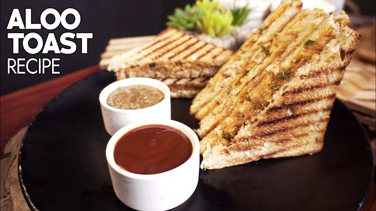 Aloo Toast Recipe | Grilled Toast | Easy Breakfast Recipe - YouTube