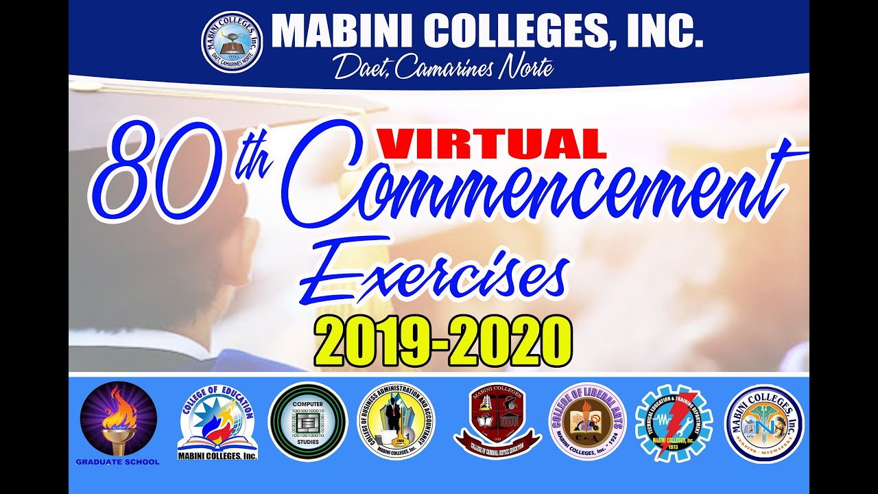 80th Virtual Commencement Exercises (Virtual Rites 2020) - YouTube