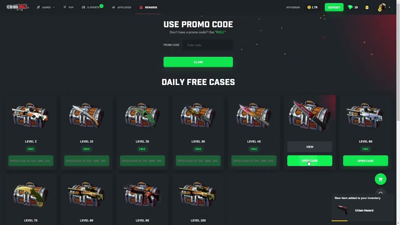 CsgoRoll Daily's, Day 14 - YouTube