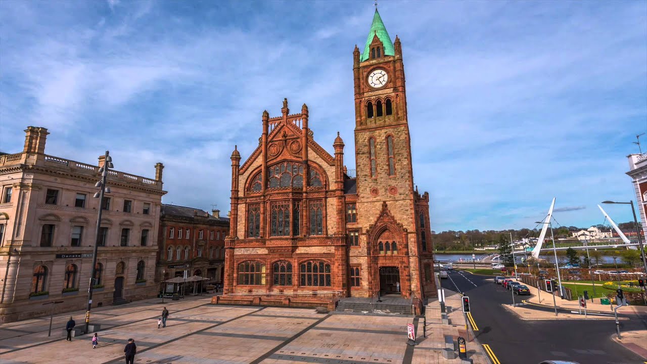 Guildhall Square Derry - YouTube