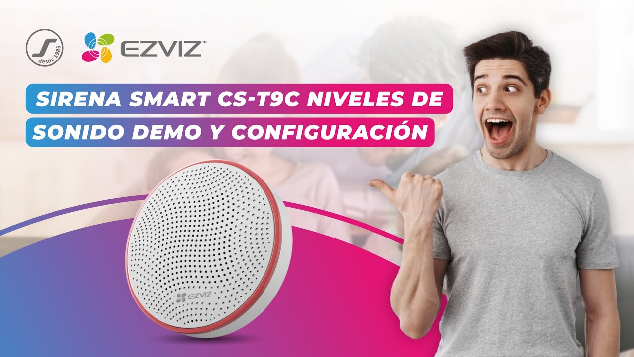 SIRENA SMART CS-T9C NIVELES DE SONIDO DEMO Y CONFIGURACION - YouTube