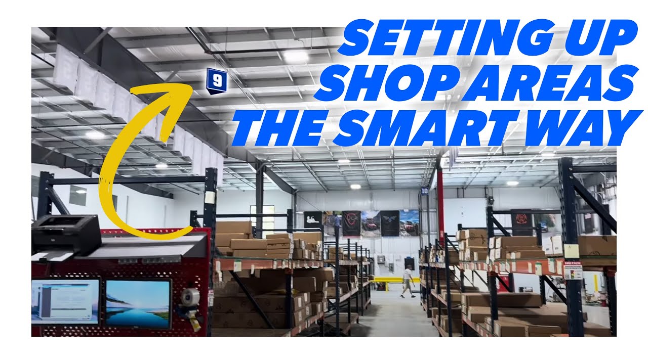 Setting Up Shop Area Locations the Smart Way! - YouTube