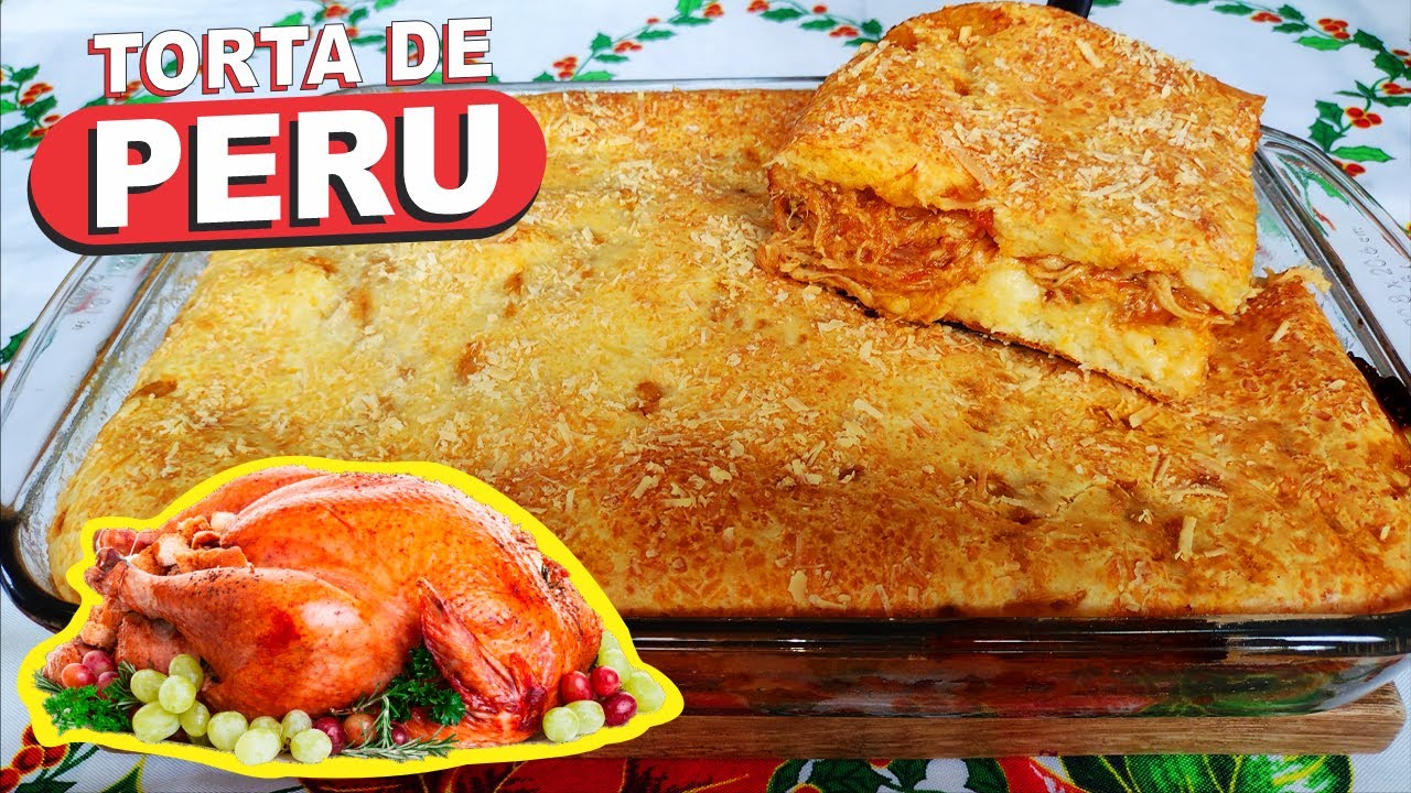 SE SOBRAR PERU NO NATAL FAÇA ESSA TORTA 😉 TORTA DE PERU DE ...