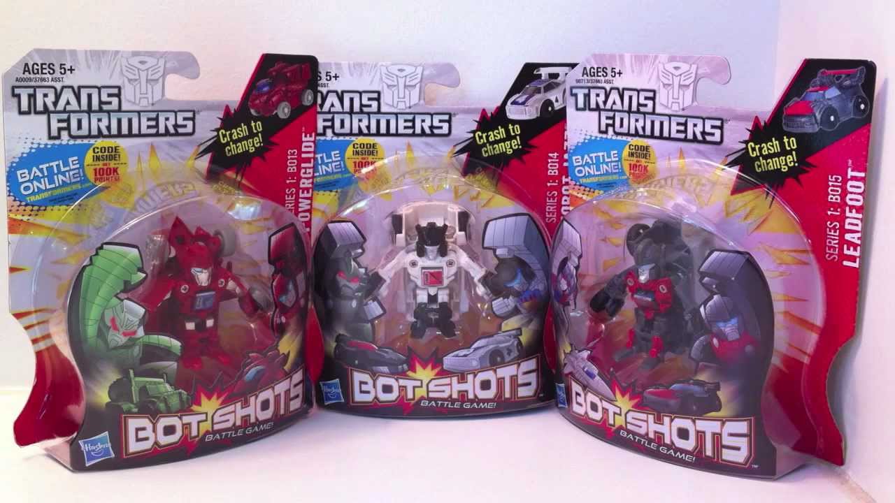 Bot Shots Powerglide, Autobot Jazz, and Leadfoot Video Review! (and G1 ...
