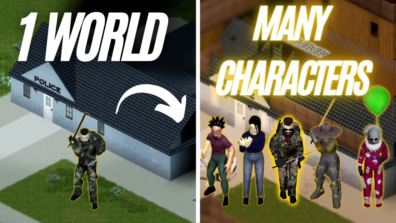 Create Many Characters In a Single World in Project Zomboid - YouTube