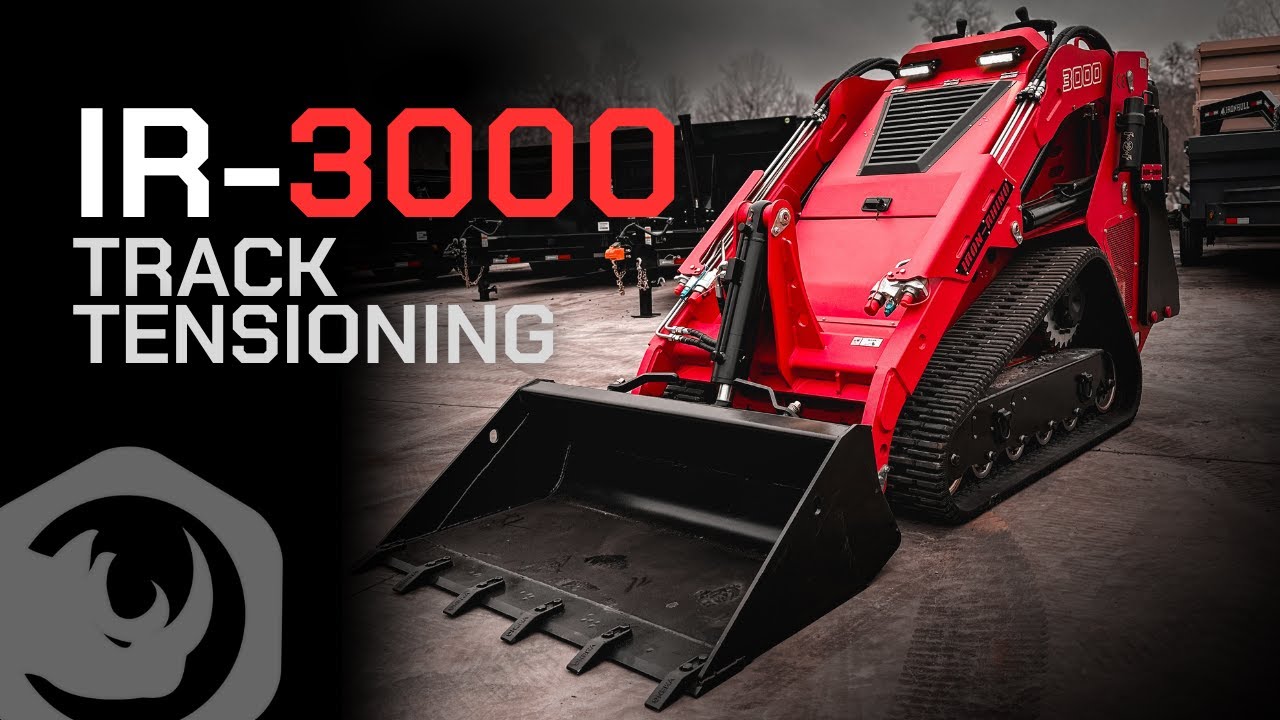 IR-3000 Skid Steer | Track Tensioning - YouTube