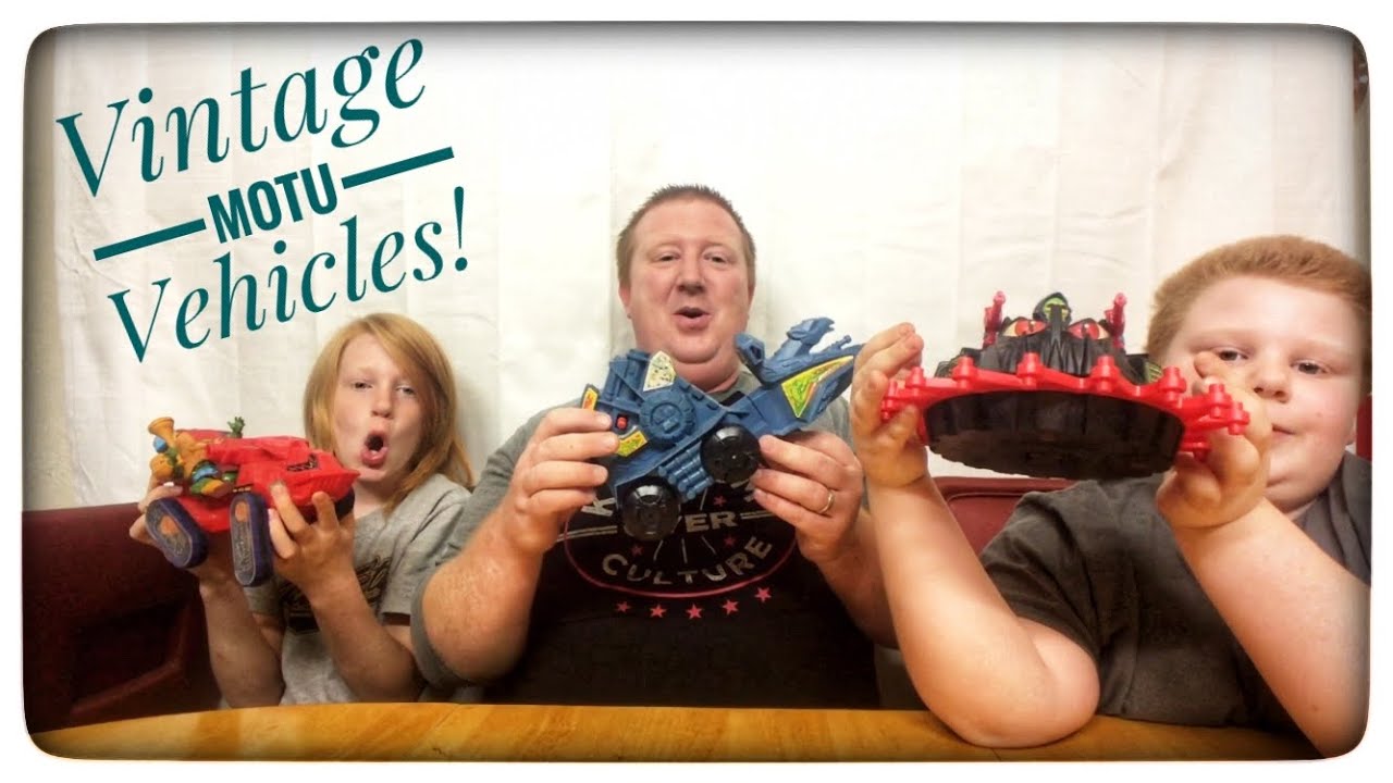 He-Man Motu vintage vehicles! Attack Trak, Roton, and Battle Ram! - YouTube