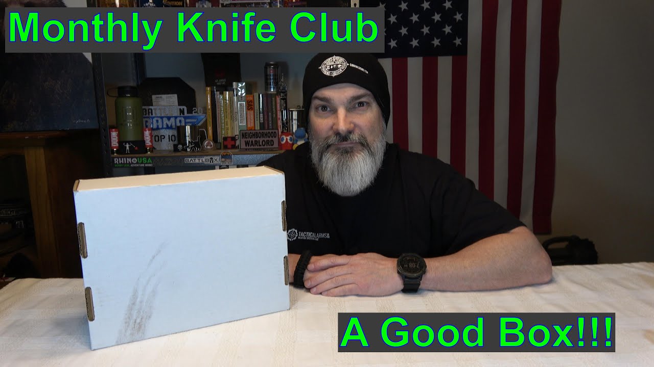 Monthly Knife Club Subscription Box !!!!! - YouTube
