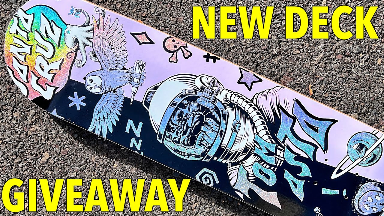 GIVING AWAY MY NEW SANTA CRUZ DECK! - YouTube