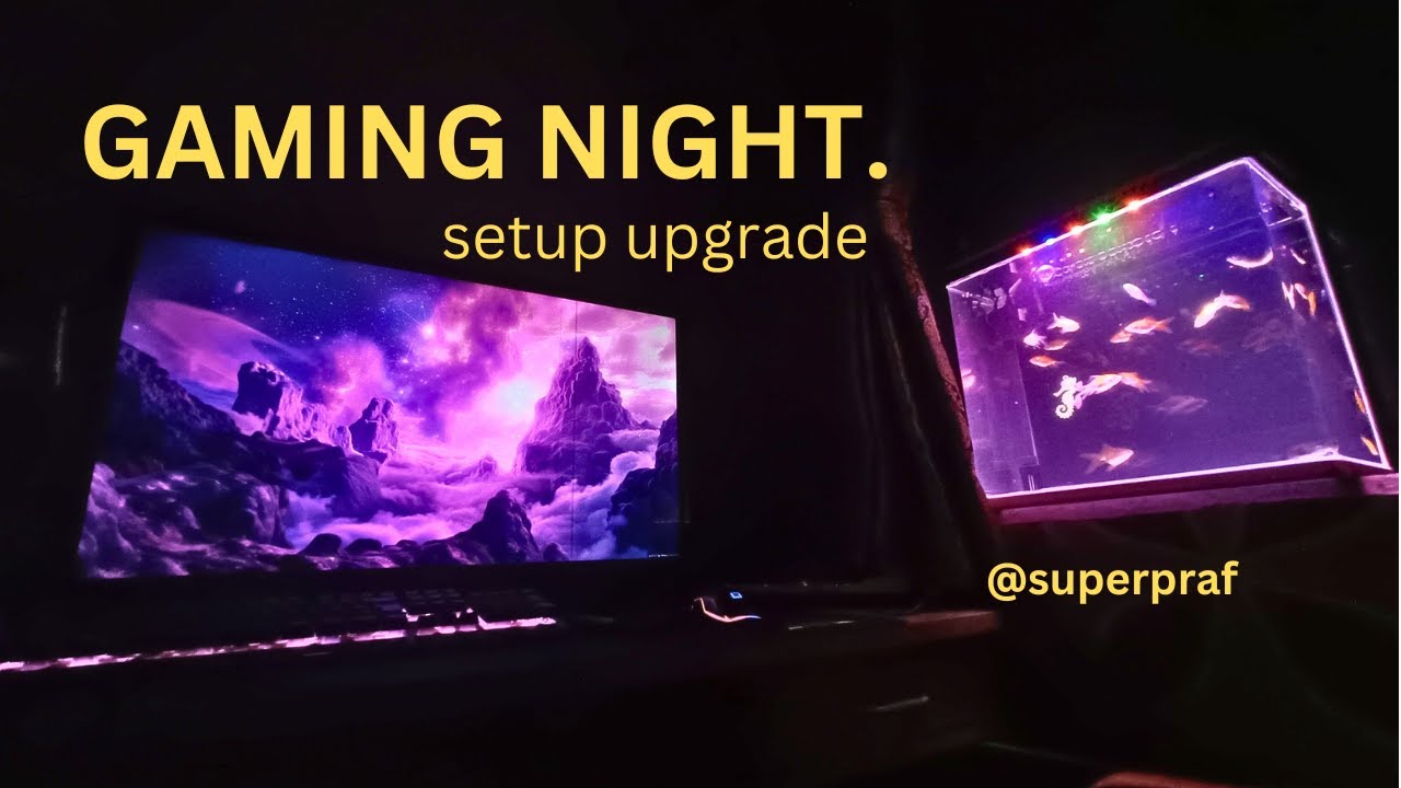 Gaming vlog | 🎮 New Setup upgrade | Working at @UbisoftIN - YouTube